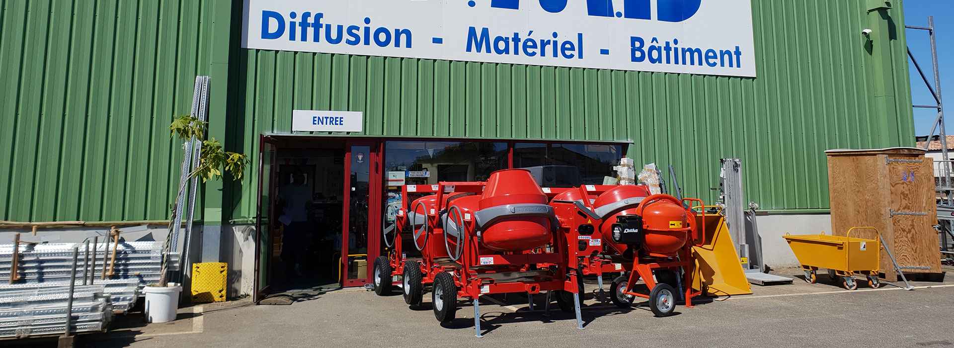 DMB : location de matériel de BTP à Niort et Rochefort